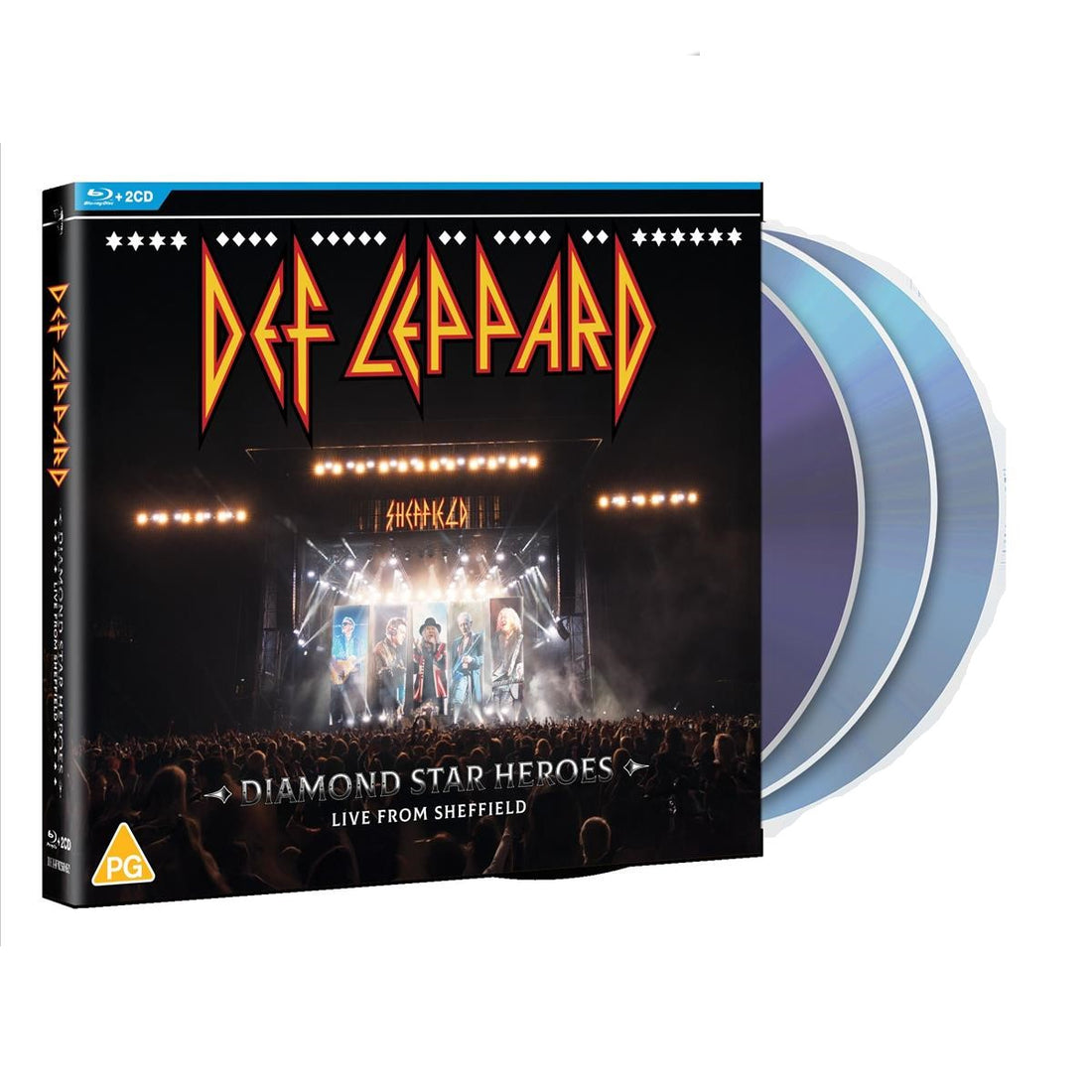 Def Leppard - Diamond Star Heroes Live From Sheffield - 2CD + Blu-Ray ...