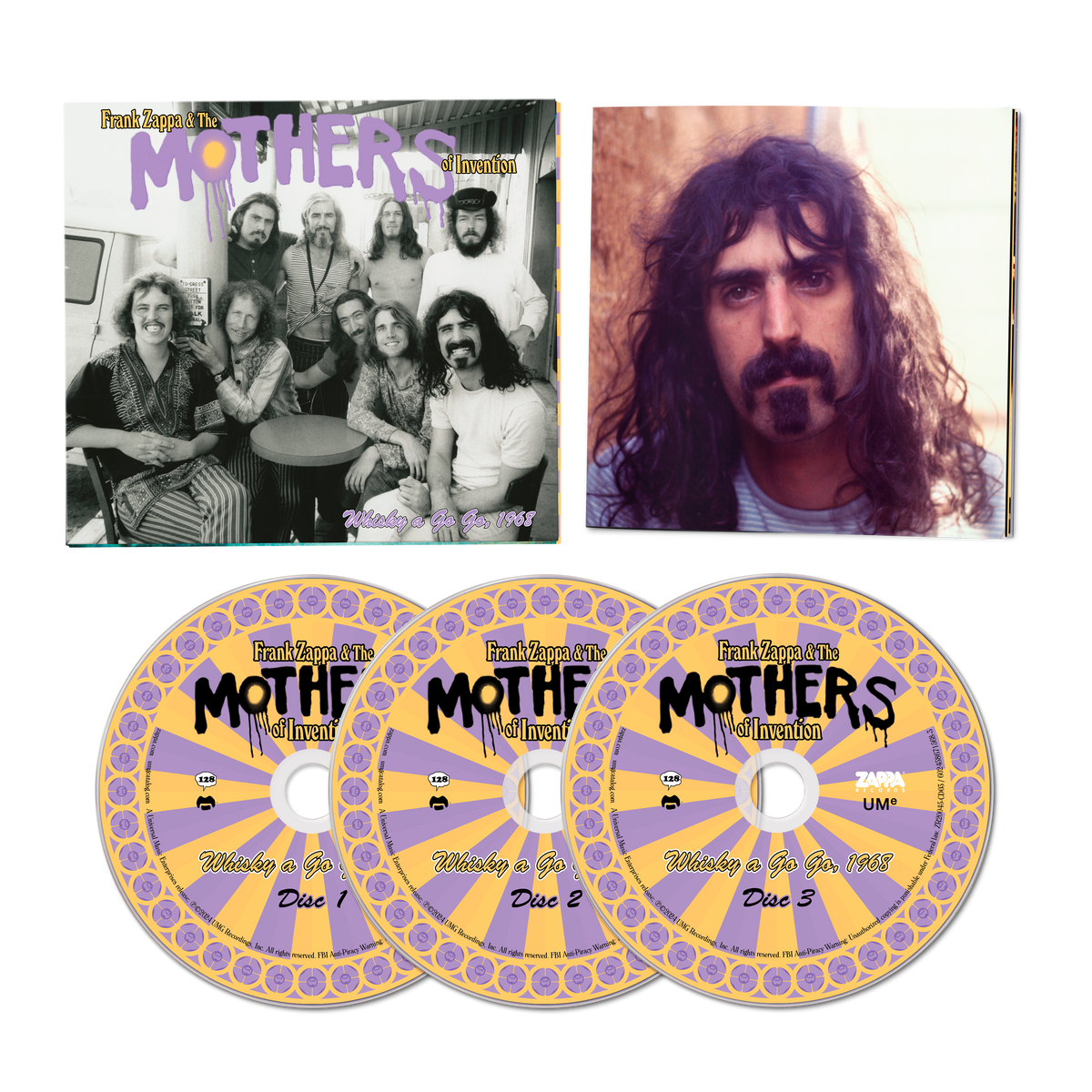 Frank Zappa & The Mothers of Invention - Whisky A Go Go, 1968 - CD (3CD ...