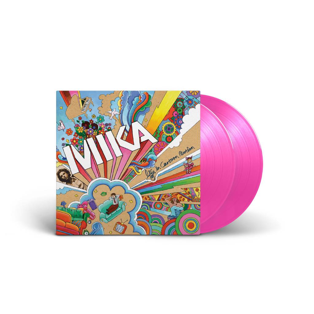 MIKA - Life In Cartoon Motion - Vinilo (Edición Limitada Color Rosa ...