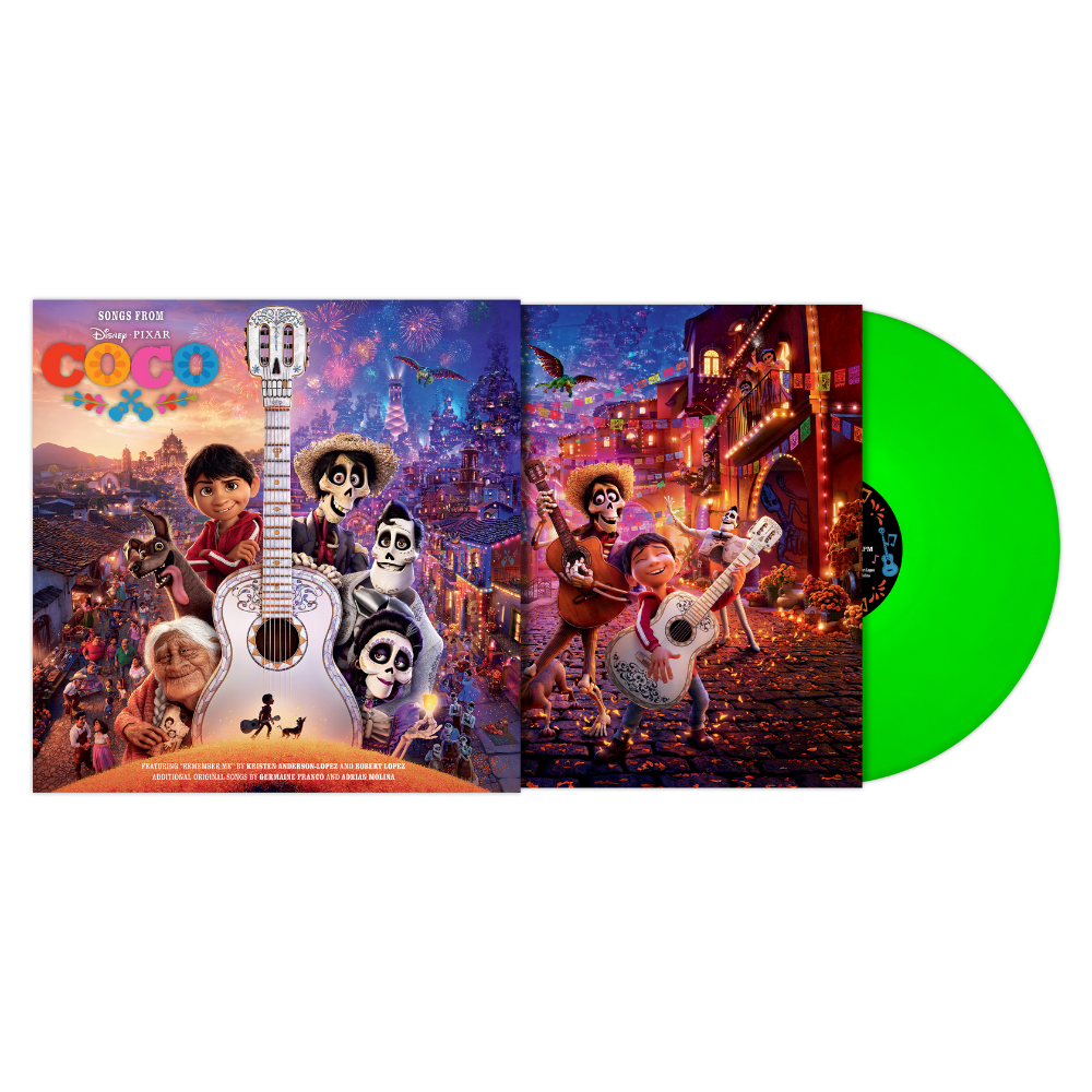 B.S.O. - Songs from Coco - Vinilo (Color Verde "Pepita" Efecto Brillo ...
